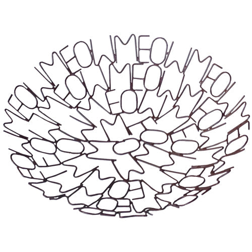 Recycled Metal Word Bowl Meow Natural Art Supplies recycled-metal-word-bowl-meow-natural-art-supplies