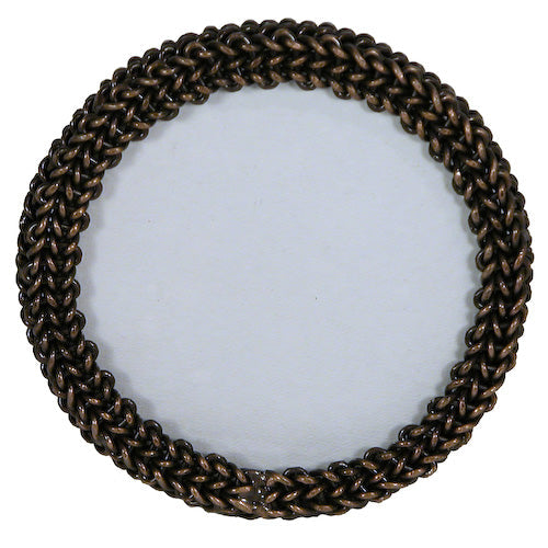 Round Recycled Woven Chain Photo Frame – Natural Art Supplies