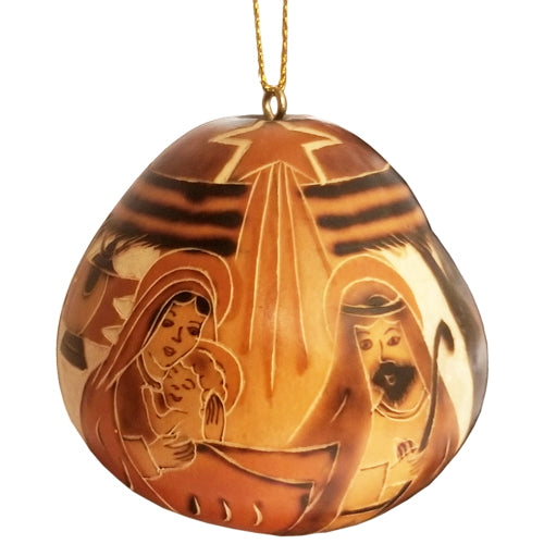 Gourd Nativity Ornament – Natural Art Supplies
