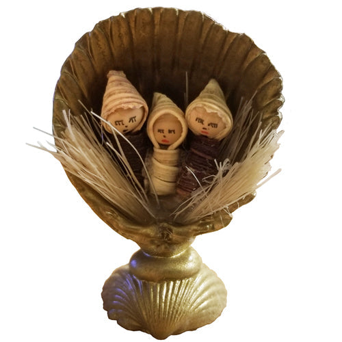 Gold Seashell Nativity – Natural Art Supplies