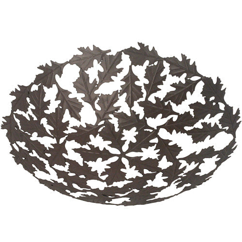 Recycled Metal Oak Leaf Bowl – Natural Art Supplies